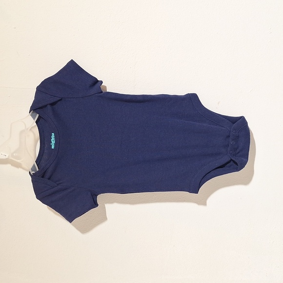 Mighty Goods | One Pieces | Mighty Goods Navy Blue Snap Bottom One ...